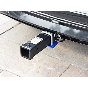 TOPTOW Hitch Extender, Fits for 2 inch Receiver, 8.5 inch Extension Length, Anti-Rattle Bolt, with Hitch Pin Kit and Anti Rattle Stabilizer