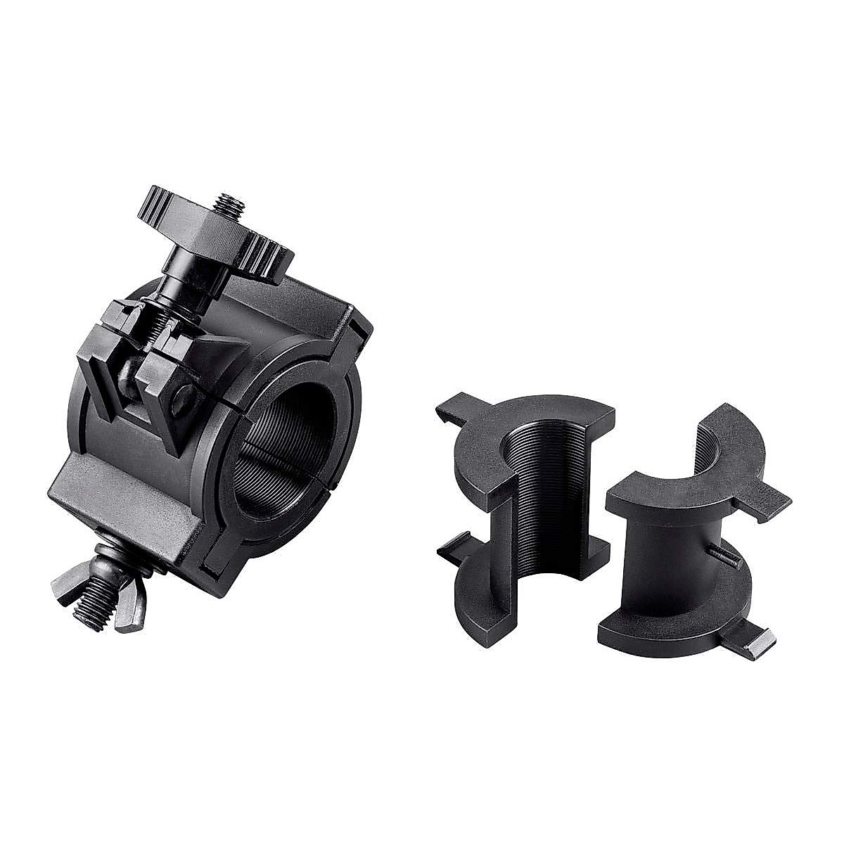 Monoprice Stage Lighting O-Clamp - Black, ABS Molded, Low Profile Mounting, Fits Truss Diameters of 1", 1.5", and 2" - Stage Right Series