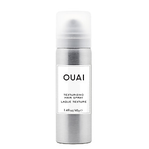 OUAI Texturizing Hair Spray Travel Size - Lightweight Hair Spray & Dry Shampoo - Adds Texture & Volume, Absorbs Oil and Instantly Refreshes Strands - Paraben & Sulfate Free - 1.4 fl oz