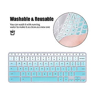 Acer Chromebook Keyboard Cover Skin Compatible Acer Chromebook R 11 CB5-132T CB3-131 for Acer Chromebook R 13 CB5-312T Keyboard Covers for Acer Chromebook 14 15 CB3-431 CP5-471 CB3-531 CB5-571 C910
