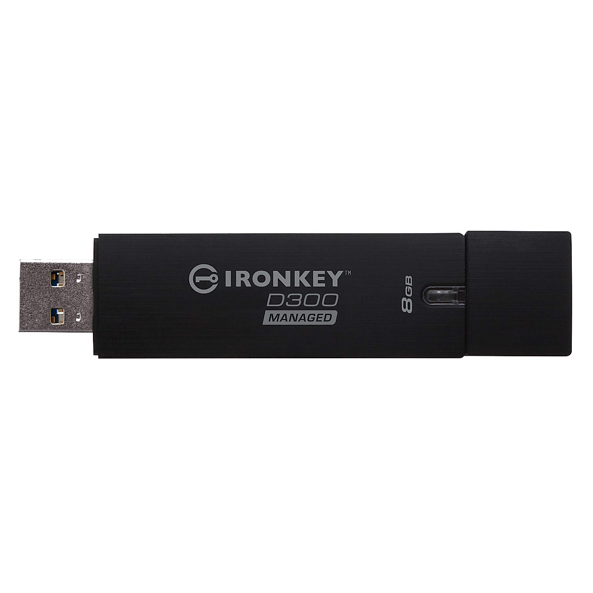 Kingston - IKD300SM/128GB - MF IKD300SM 128GB 128GB D300SM AES 256 XTS Encrypted USB Drive Retail