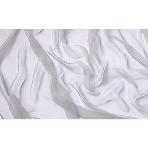 K-Elewon Solid Color Silk Feeling Scarf Fashion Scarves Wrap Long Lightweight Shawls for Women H01-02