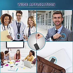 64GB Mini Digital Voice Recorder,Magnetic Voice Activated Recorder with 12 Days Recording Capacity,30 Hours Battery Time,Rechargeable Portable Audio Recorder for Meeting Interview