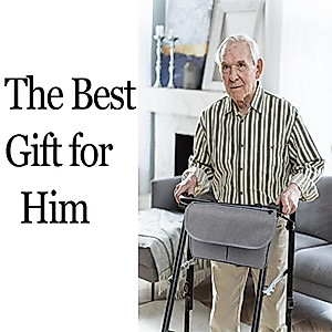 Bandkos Walker Baskets for Rolling Folding Walker,Basket Bag for Walkers for Seniors Wheelchair Accessories(Grey)