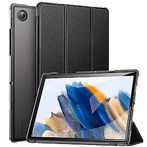 ZtotopCases Slim Case for Samsung Galaxy Tab A8 10.5 Case 2022, Lightweight Trifold TPU Stand Cover, Full Protective Case for Samsung Galaxy A8 10.5 Inch Tablet SM-X200/X205/X207, Black