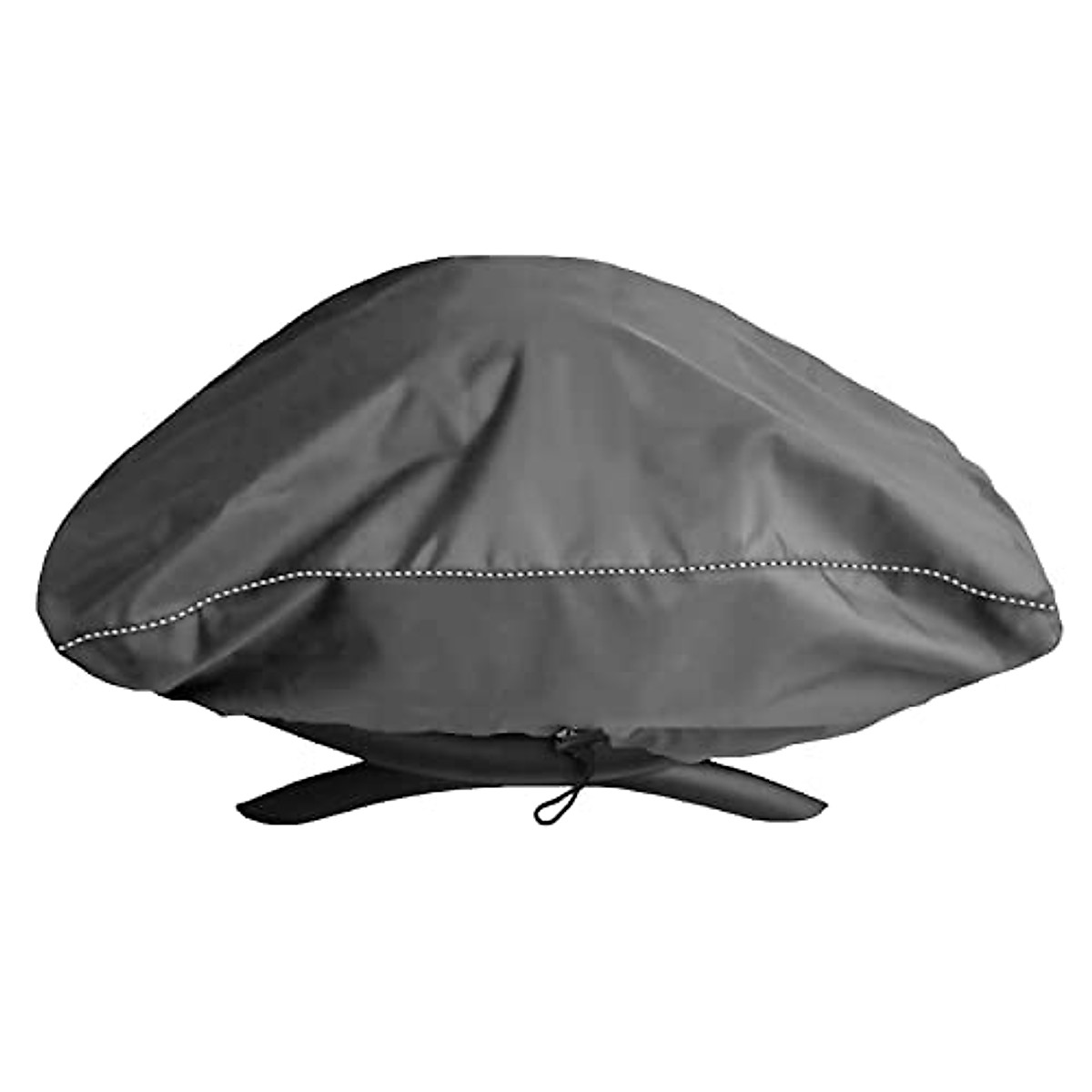 EPCOVER Portable Grill Cover for Weber Q2000, Q200 Series and Baby Q Gas Grill, Compared to Weber 7111, All Weather Protection，Gray