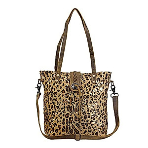 Myra Bag Resonance Leather & Cowhide Bag Upcycled Cowhide & Leather S-2849