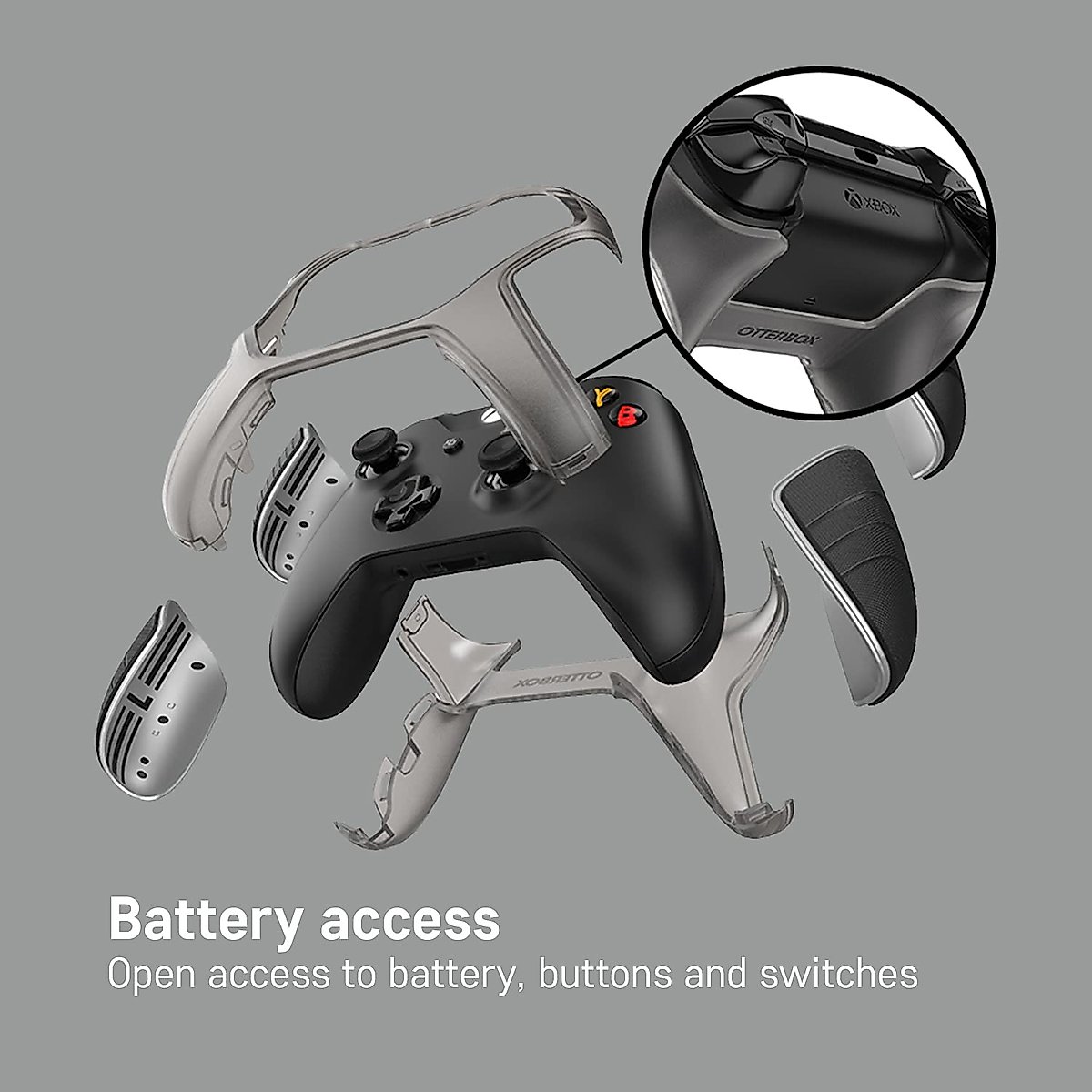 OtterBox Protective Controller Shell for Xbox One Wireless Controllers - Dreamscape (Translucent White)