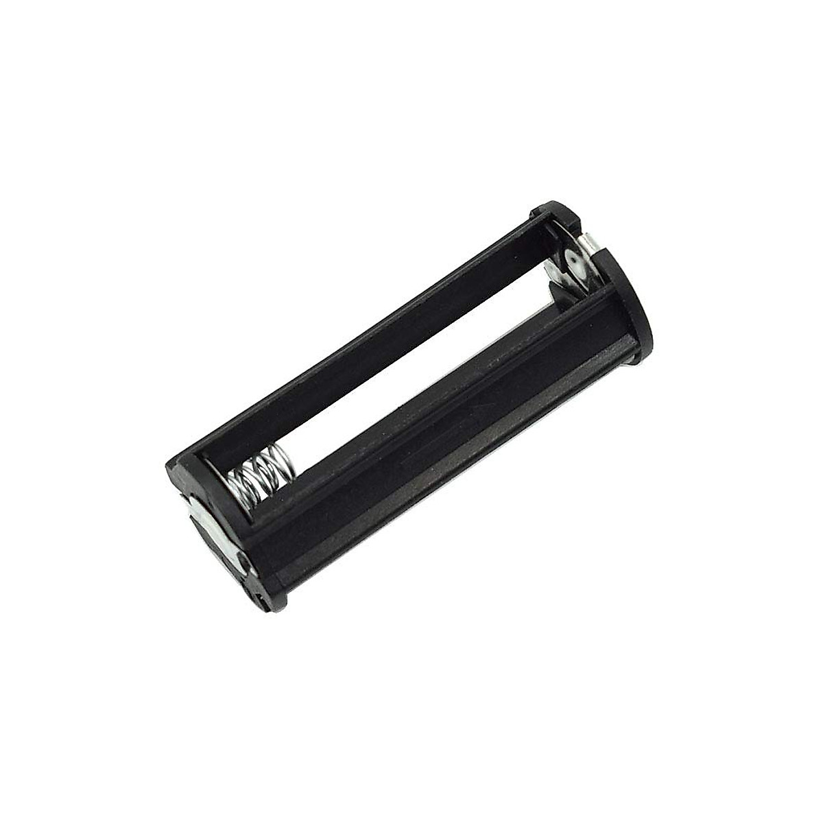 Hxchen 3 x 1.5V AAA Series Connection Plastic Black Cylinder Battery Storage Holder Case Adapter Black - (5 Pcs)