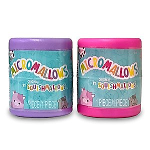 Squishmallows Micromallows Sea Cow Squad Mini Plush Mystery 2 Pack