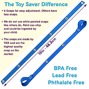 PBnJ baby Toy Saver Strap Holder Leash Secure Accessories Gray Chevron/White Dots - 4pc