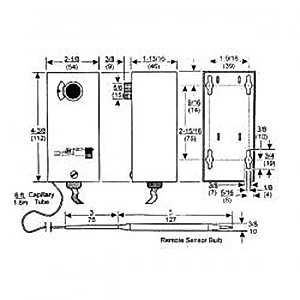 Jonson Controls A19AAT-2C Freezer Temperature Controller (D132)