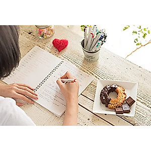 Uniball One Gel Pen 5 Pack, Black Pens and Blue Pens, Medium 0.7mm Gel Pens, Fine Point, Smooth Writing Pens, Home Office Supplies by Uni-ball, Ink Pens, Ballpoint Pens, Bulk Pens for Journaling