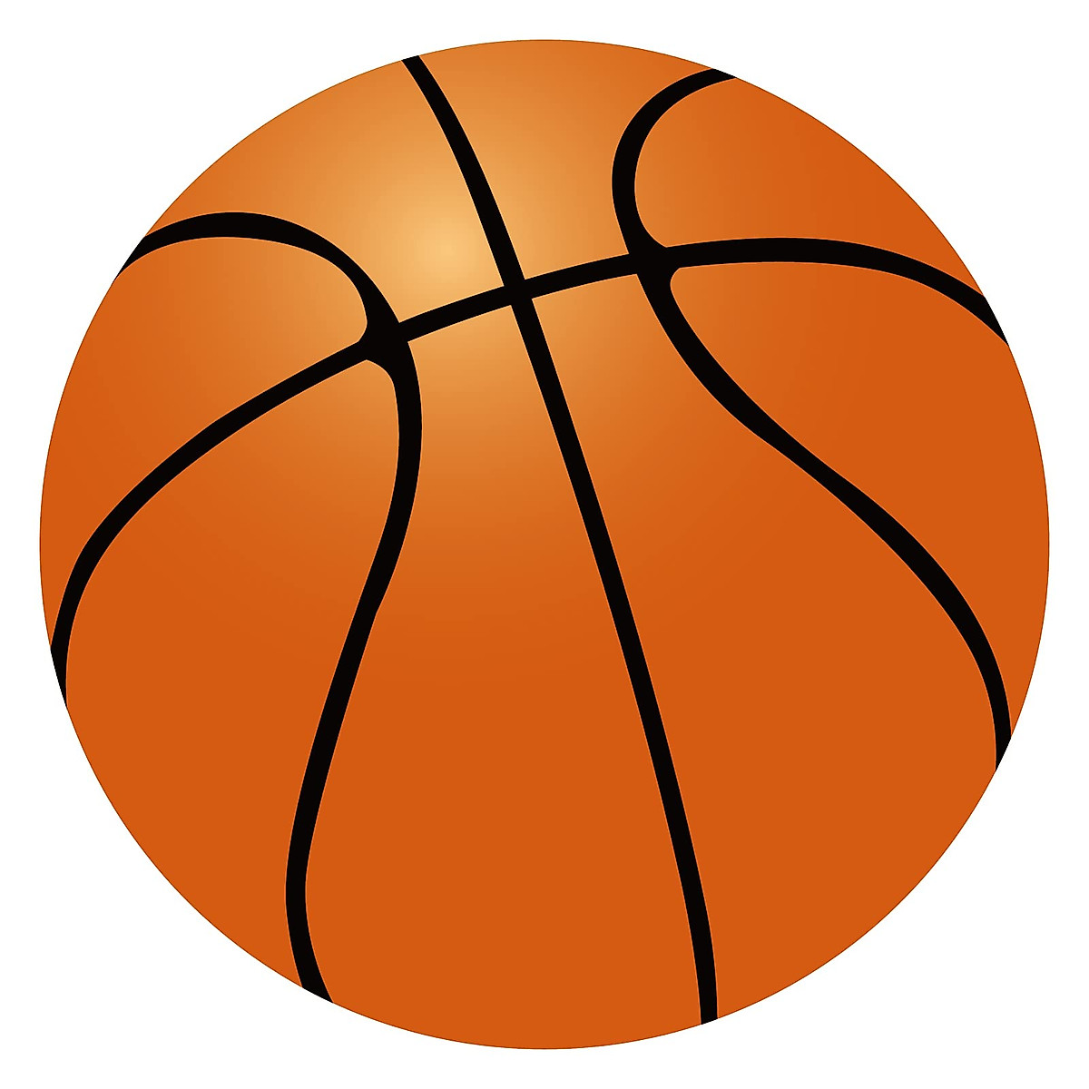 Muka 250 PCS 2" Basketball Stickers, Standard Permanent Self-Adhesive Stickers, Sports Party Supplies