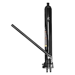 Torin 3 Ton Hydraulic Long Ram Jack with Single Piston Pump and Clevis Base (Fits: Garage/Shop Cranes, Engine Hoists, and More) w/Handle, Black, AT30306B