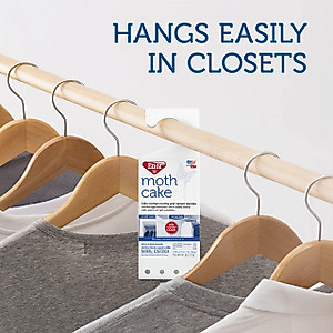 Enoz Moth Cake Kills Clothes Moths, Carpet Beetles, and Eggs and Larvae