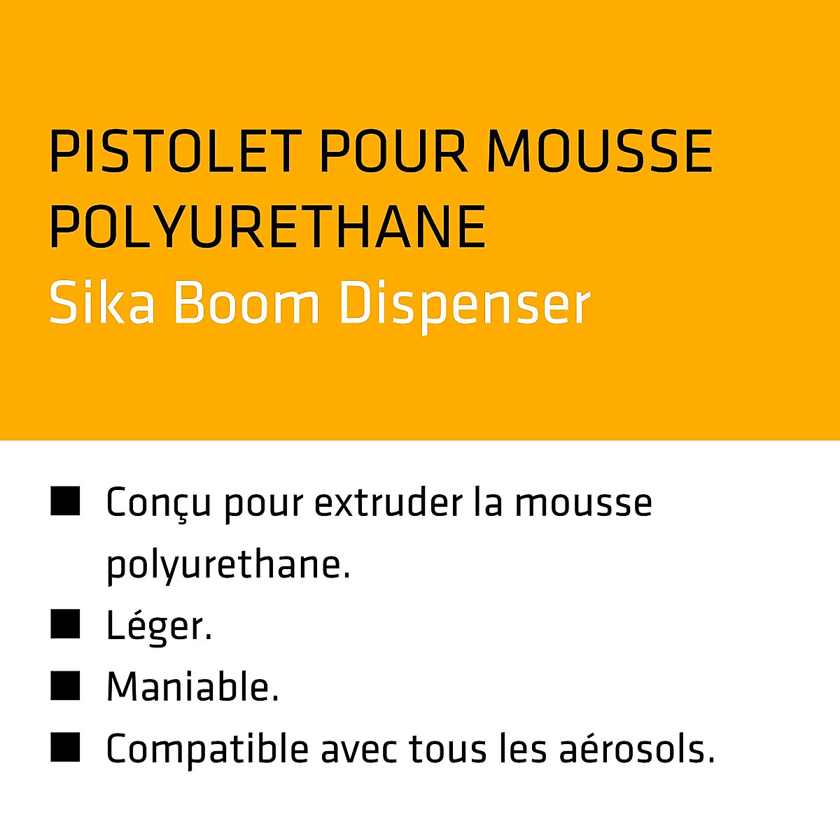 Sika 180200 Boom Dispenser Polyurethane Foam Extruder Gun