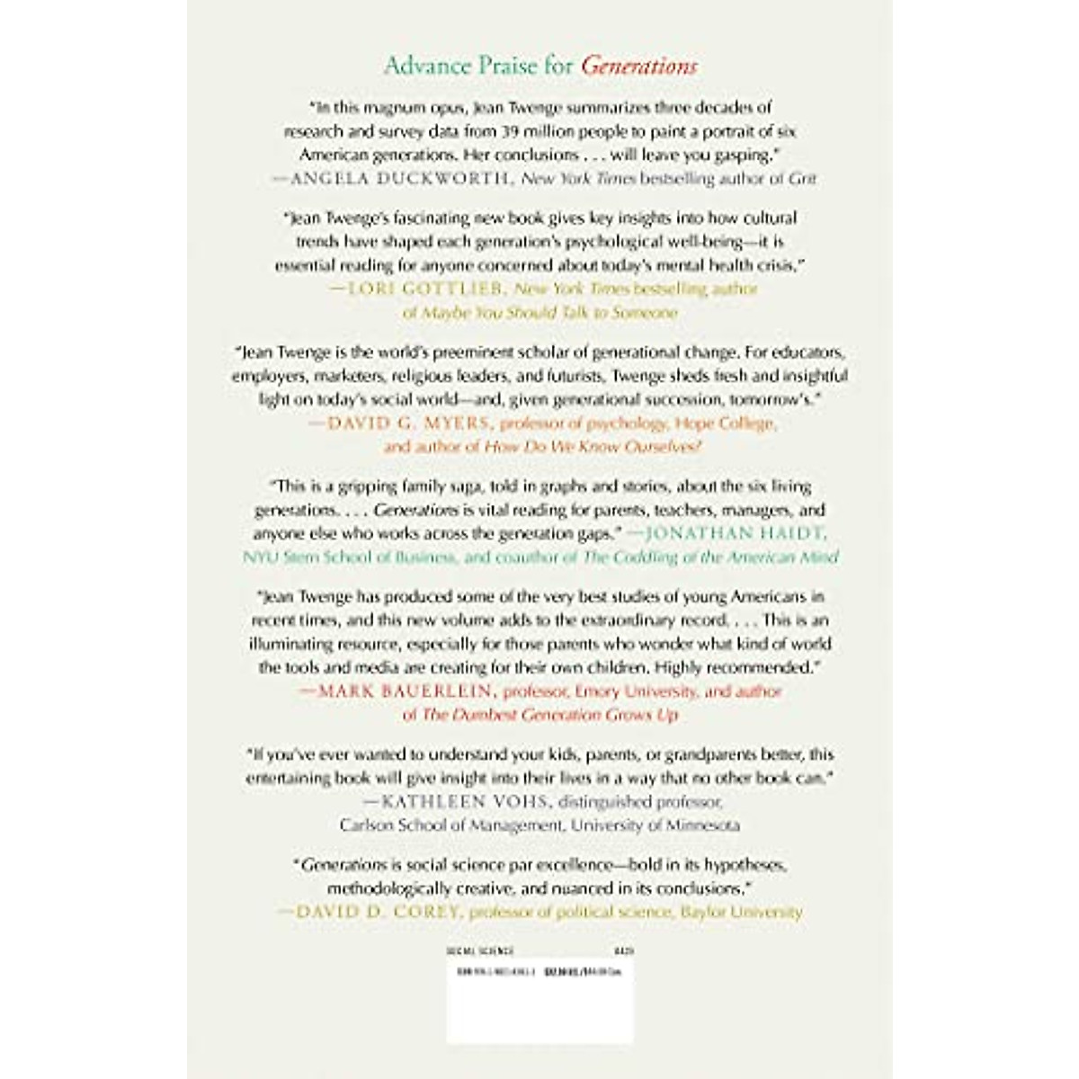 Generations: The Real Differences Between Gen Z, Millennials, Gen X, Boomers, and Silents―and What They Mean for America's Future