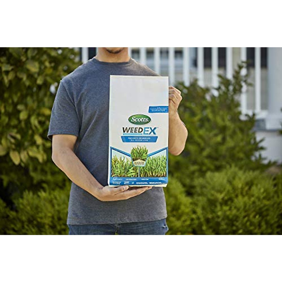 Scotts WeedEx Prevent with Halts - Crabgrass Preventer, Pre-Emergent Weed Control for Lawns, Prevents Chickweed, Oxalis, Foxtail & More All Season Long, Treats up to 5,000 sq. ft., 10 lb.