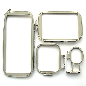 CKPSMS Brand - #Embroidery Hoop-4 Embroidery Hoop Compatible with/Replacement for Brother brand PE770 PE700 PE700II Machine - PE-770 Condition + (Embroidery Hoop-4 1SET)