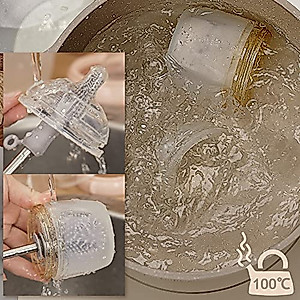 haakaa Gen.3 Silicone Baby Bottle Anti-Colic Baby Bottle with Slow Flow Nipple for Infant Newborn, 5.4oz/160ml, Peach