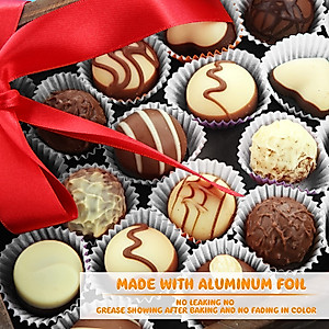 1000 Count Cupcake Liners Standard Size 2 Inch Metallic Cupcake Wrappers Cups Muffin Baking Cups for Weddings Birthdays Baby Showers Party(Various Color,2 x 1.25 Inch)