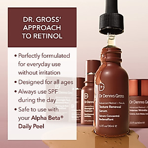Dr. Dennis Gross Advanced Retinol + Ferulic Triple Correction Eye Serum | Firm Skin, Boost Hydration, and Reduce the Look of Wrinkles & Crepiness | 0.5 oz