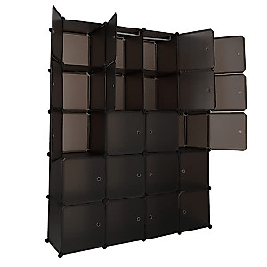 Premium 20-Cube Storage System Design Your Own Closet Space