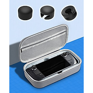 (6 Pcs) Joystick Thumb Grips Caps, DEVASO Silicone Joystick Protector, 4 Pcs of Anti-Slip Extended Thumb Grips Covers for Steam Deck/OLED/PlayStation Portal/ASUS ROG Ally/Switch/PS5/PS4/Xbox