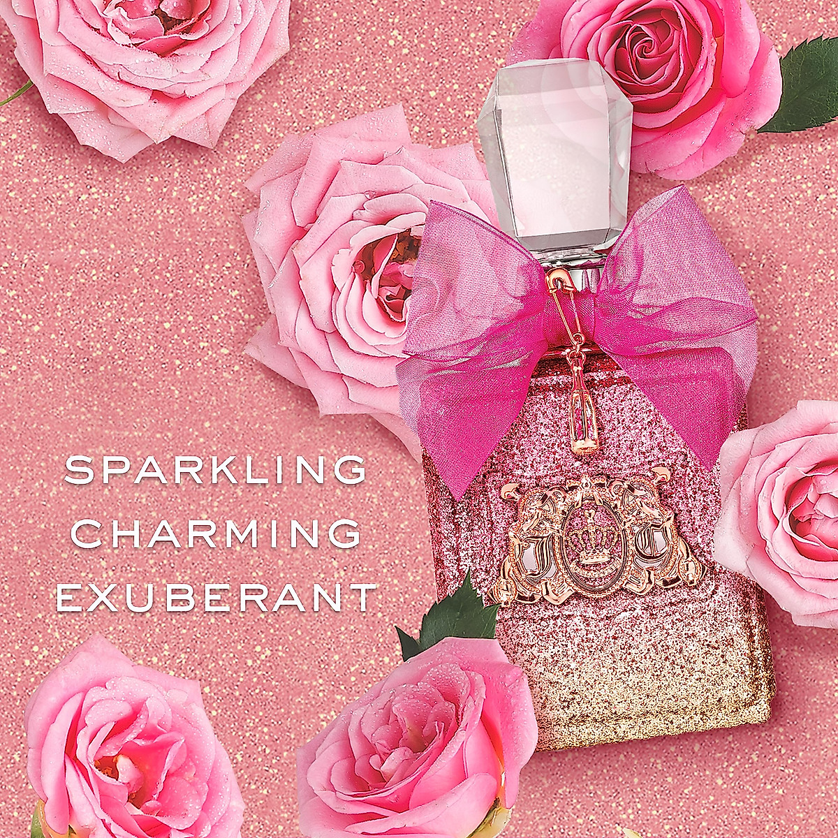 Women's Perfume by Juicy Couture, Viva La Juicy Rose, Eau De Parfum EDP Spray, 3.4 Fl Oz