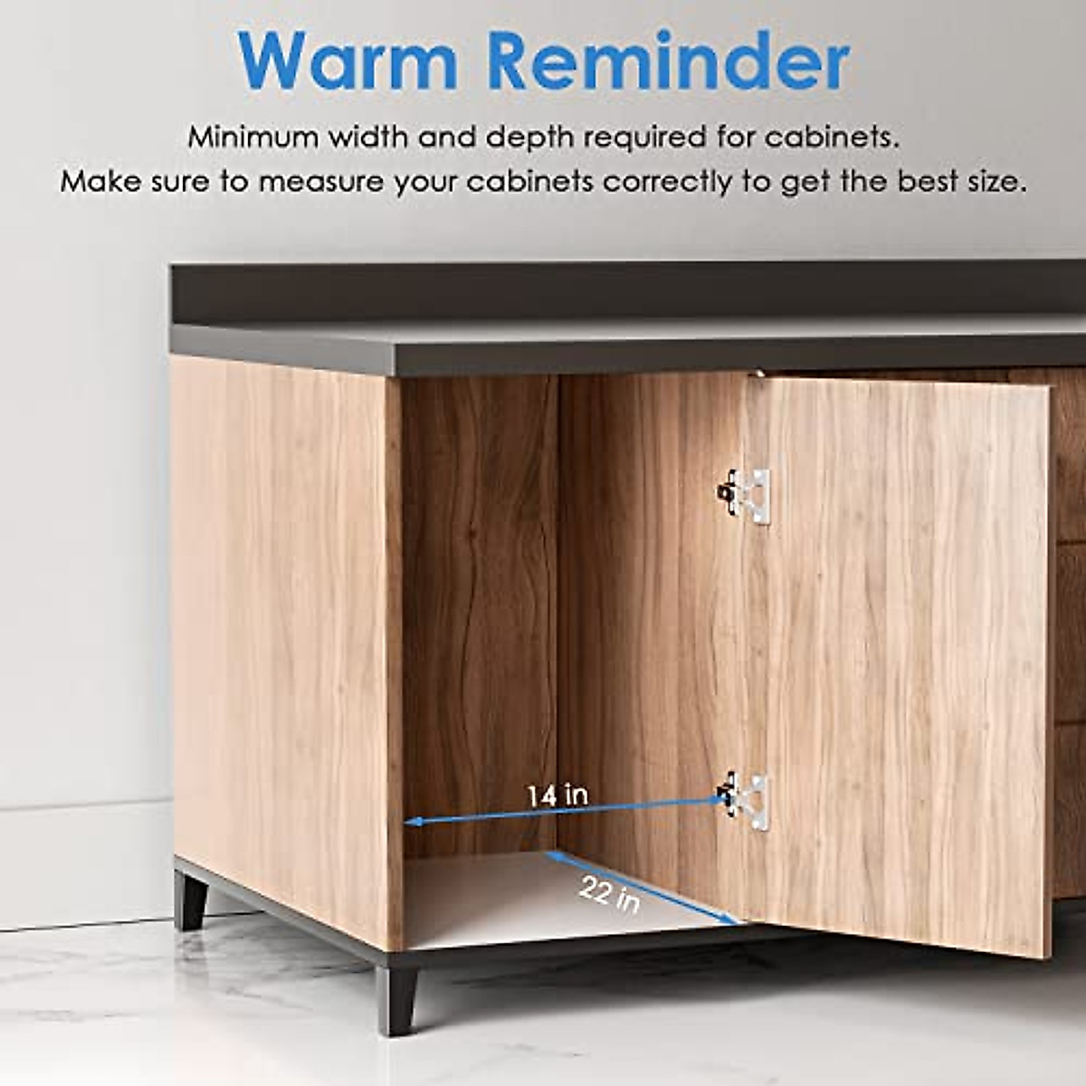 G-TING Pull Out Cabinet Organizer, Heavy Duty Slide Out Pantry Shelves Sliding Drawer Storage for Home, Kitchen, Bathroom, 13.97" W x 20.98" D, Request at Least 15 inch Cabinet Opening(2 Pack, Silver)