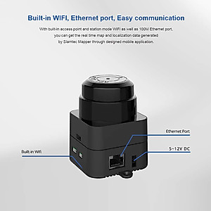 youyeetoo Slamtec RPLIDAR SLAMTEC M2M2 TOF Laser Scanner Kit 40 Meters Scanning Radius LIDAR Sensor for Map Construction and Navigation of Robots