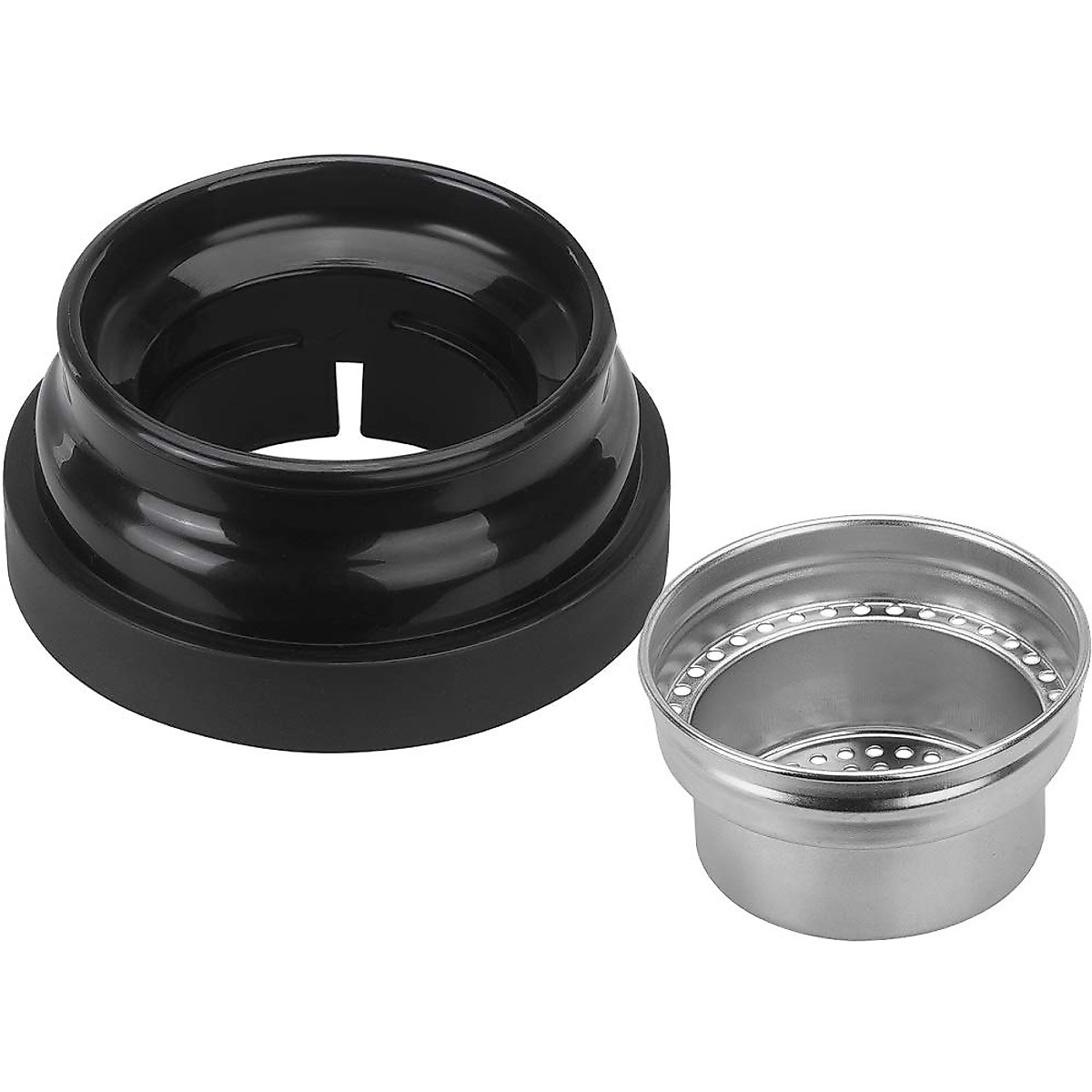 Zwilling Thermo Thermos Flask, Integrated Filter Insert, Vacuum Flask for Tea & Infused Water, Double Wall Insulation, 420 ml, Height: 17,2 cm, Black