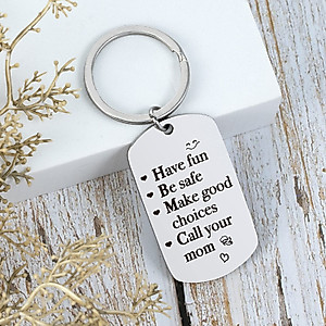 16 18 Year Old Gifts Boys Girls College Fun Birthday Gifts For 18 Gift 16Th Boys Girls Call Your Mom Gifts For Son Daughter Keychain College Dorm Room College Student Room Teenage
