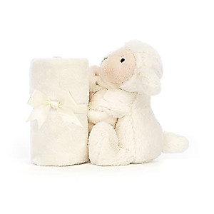 Jellycat Bashful Lamb Baby Stuffed Animal Security Blanket