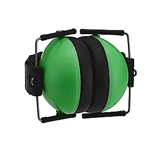 Amazon Basics Kids Ear-Protection Safety Noise Earmuffs, Green