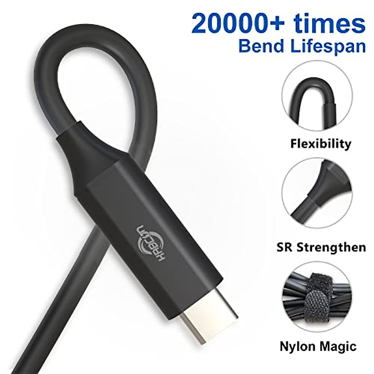 Surface Connection to USB C Charging Cable Compatible with Microsoft Surface Pro 7 6 5 4 3, Surface Go 3 2 1, Surface Laptop 4 3 2 1, Must Works with 45W 15V3A USB-C Charger (4.9ft & Travel Case)