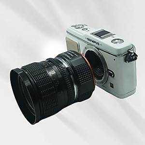 PHOLSY Lens Mount Adapter OM to MFT Compatible with Olympus Zuiko OM Mount Lens to Micro Four Thirds (M4/3 Micro 4/3) Mount Camera Body Compatible with Olympus Panasonic Lumix Cameras OM to M4/3