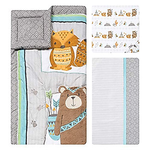 Trend Lab Lodge Buddies 3 Piece Crib Bedding Set