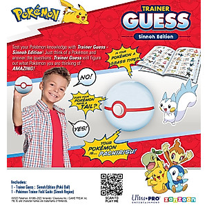 Ultra Pro Pokémon Trainer Guess Sinnoh Toy - Guess That Pokémon! Fun for Board Game & TCG Fans - Pokemon Cards, Magic The Gathering, Pokémon Card Binder - Challenge Friends & Family!