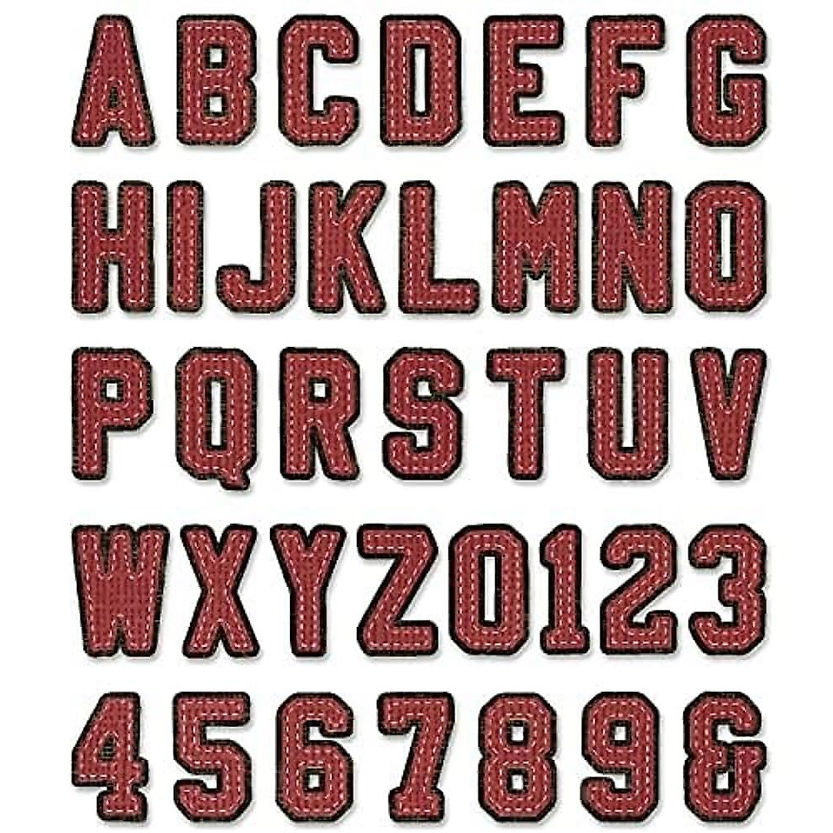 Sizzix Thinlits Die Set 37PK - Alphanumeric Varsity by Tim Holtz, 665437