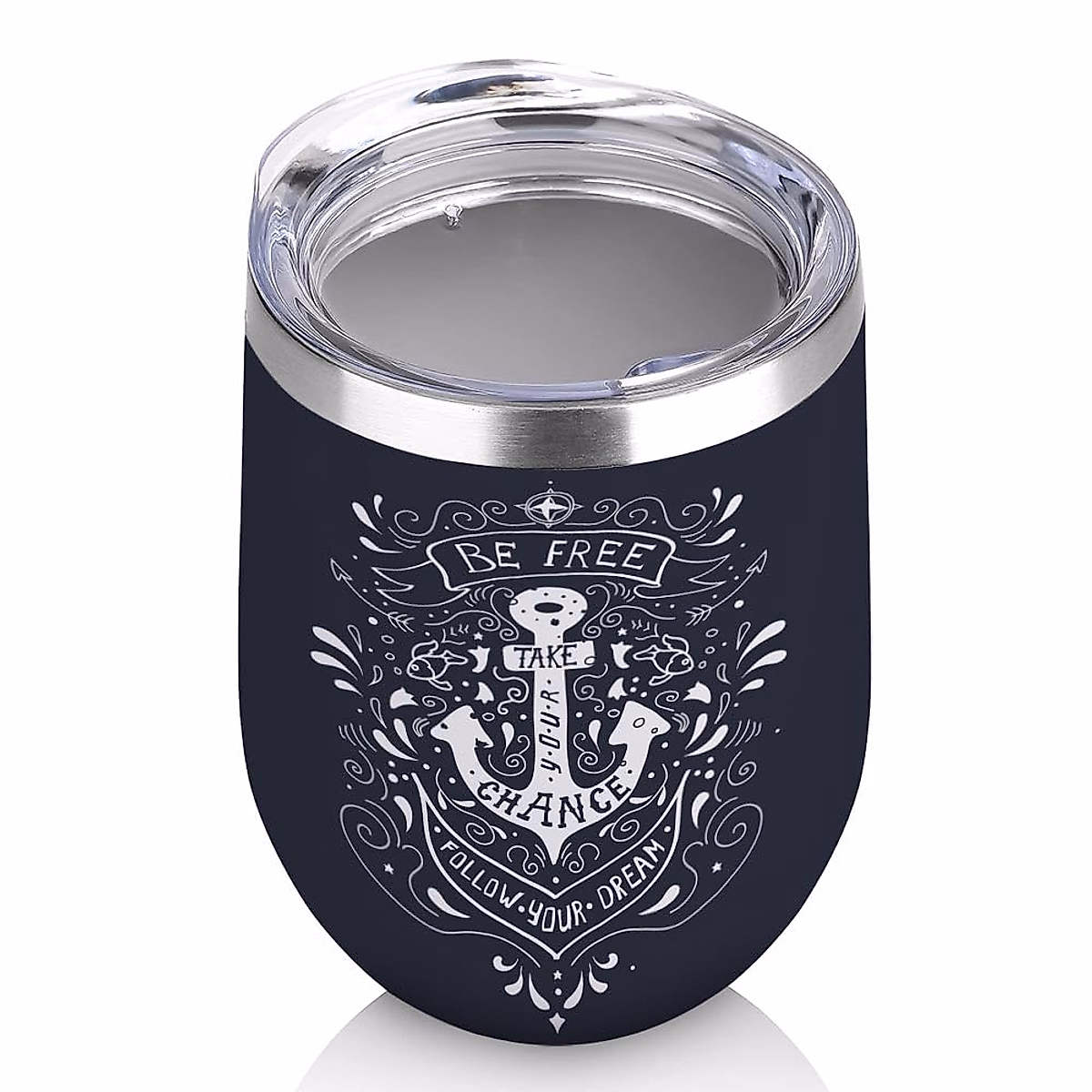 silichee 12 Oz Stainless Steel Tumbler Stanley Cup with Lid Vintage Label Reindeer Print Tshirts Insulated Tumblers Vacuum Coffee Mugs for Cold and Hot Drinks,Coffee,Wine