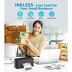 Thermal Label Printer, Phomemo Shipping Label Printer, Thermal Printer for Small Business Compatible with Mac Windows and Chromebook, Widely Used for Amazon, Ebay, Shopify, Etsy, UPS, USPS, FedEx, DHL
