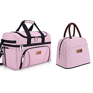 BALORAY Lunch Bag for Women Men Insulated Lunch Box, Large Insulated Leak-proof Water-Resistant Thermal Bento Bag