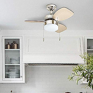 Honeywell Ceiling Fans Ocean Breeze, 30 inches, Contemporary LED Light Kit