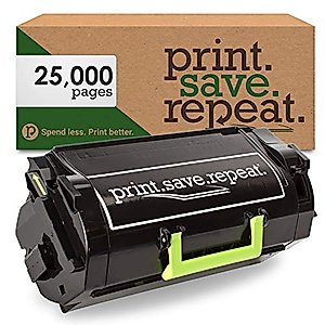 Print.Save.Repeat. Lexmark 621H High Yield Remanufactured Toner Cartridge for MX710, MX711, MX810, MX811, MX812 Laser Printer [25,000 Pages]