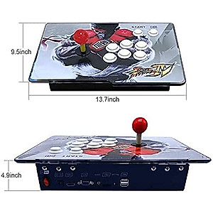 XFUNY. Arcade Game Console 1080P 3D & 2D Games 8000 in 1 Pandora's Box 3D 2 Players Arcade Machine with Arcade Joystick Support Expand Games 8000+ for PC / Laptop / TV / PS3 (A)