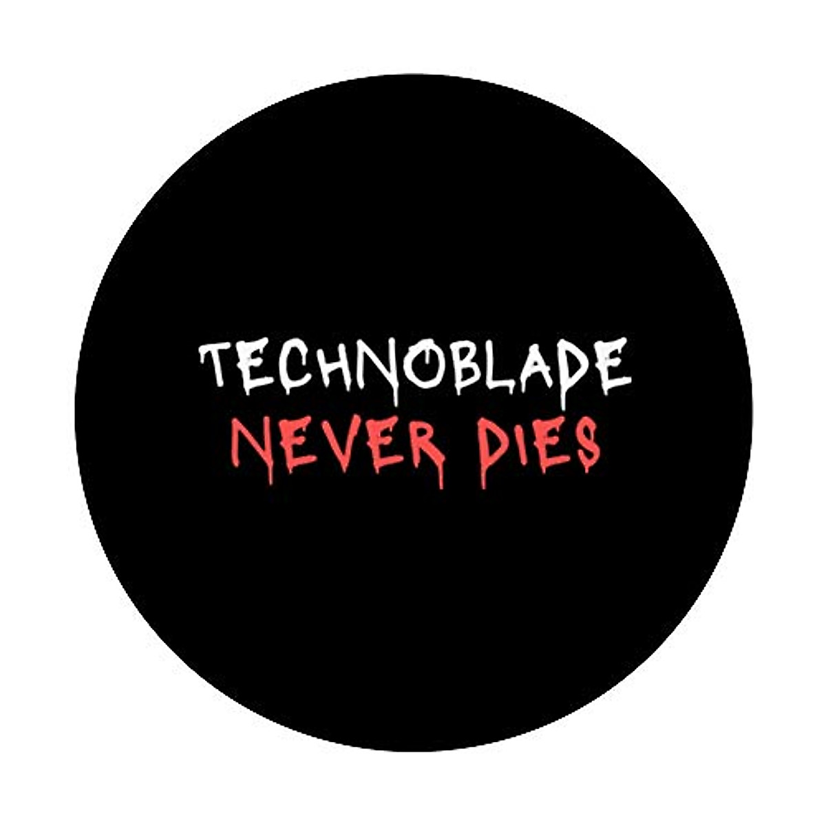 Technoblade Never Dies Funny PopSockets PopGrip: Swappable Grip for Phones & Tablets