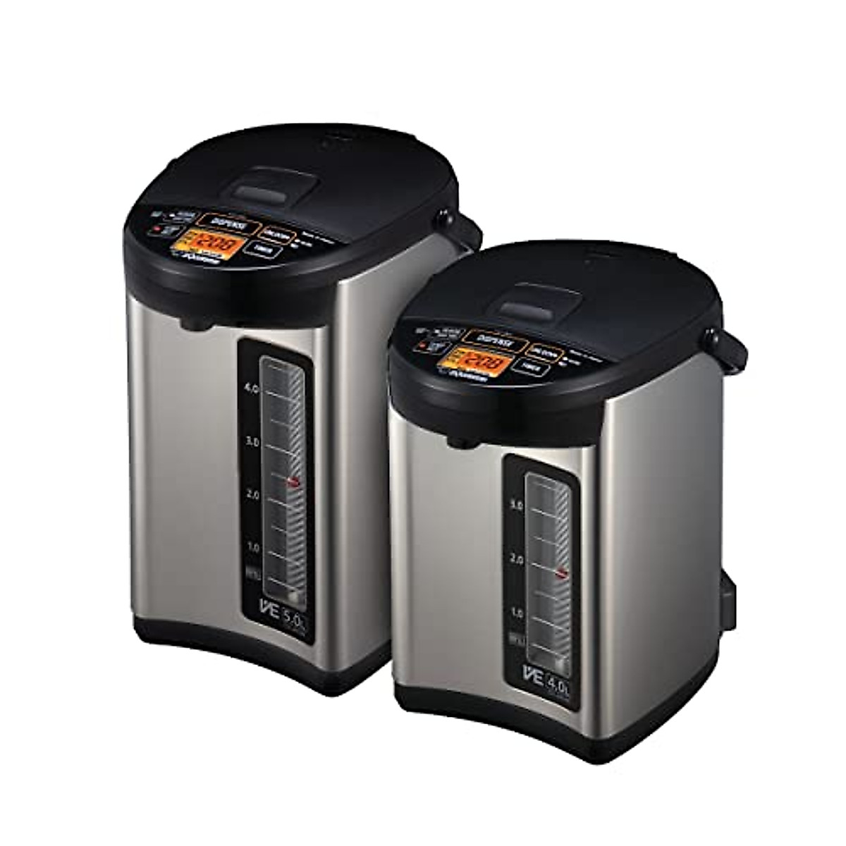 Zojirushi CV-JAC50XB, VE Hybrid Water Boiler & Warmer, 5.0 Liter, Stainless Black, Made in Japan