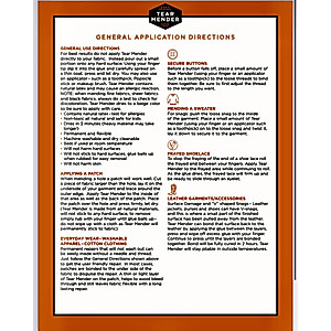 Montana Outdoors Canvas Repair Kit with Over 3.5 Square Feet of Heavy-Duty Canvas & 6 Ounces of Tear Mender Fabric Glue to Repair Tents, Awnings, Pop-Up Campers, Canvas Bags, Covers